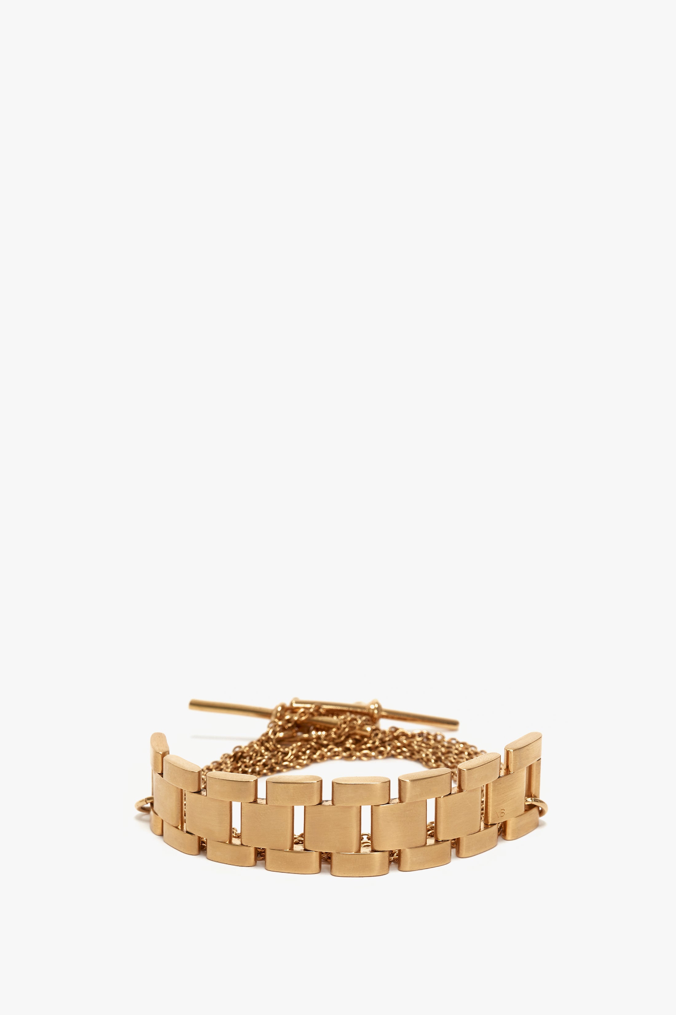 Exclusive Chain Wrap Necklace In Brushed Gold – Victoria Beckham